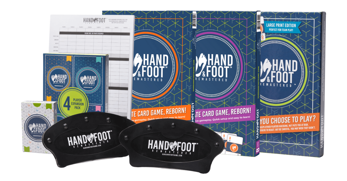Hand and Foot Remastered™ Canasta Cards - Hand and Foot Card Game